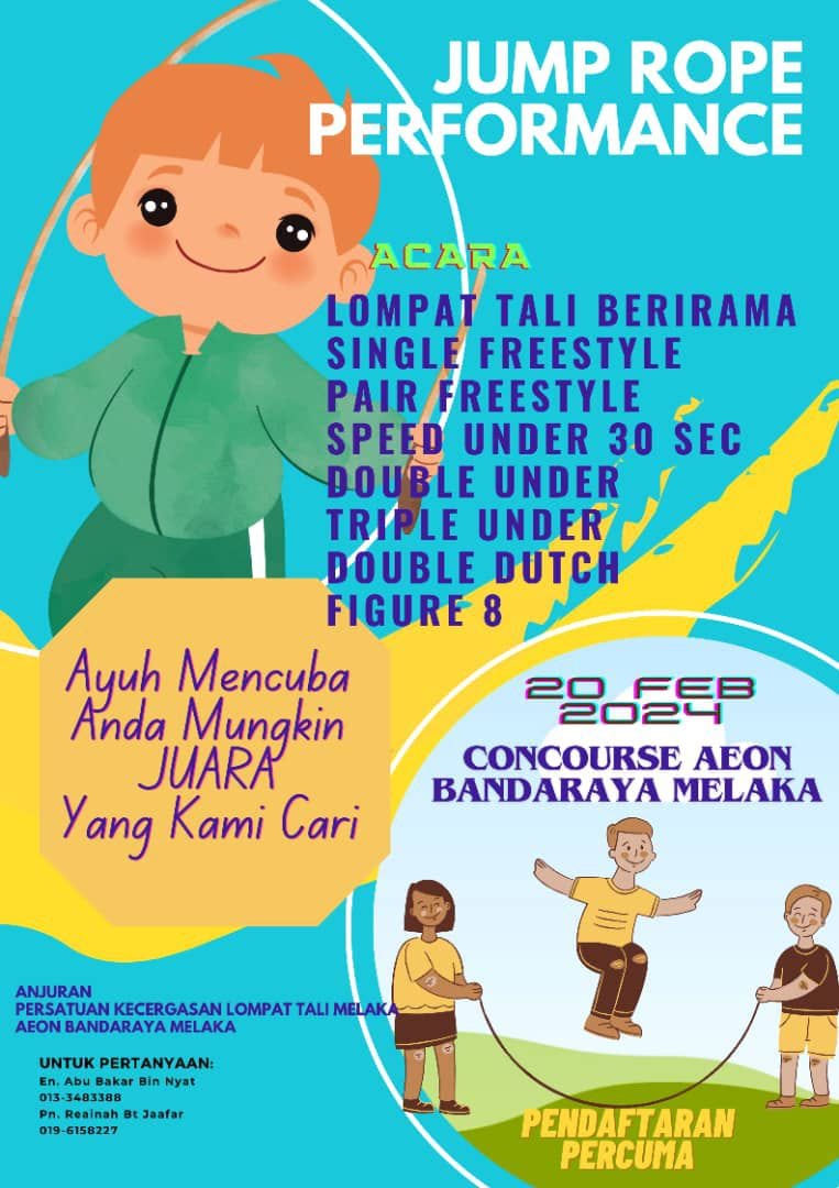 JUMP ROPE PERFORMANCE – Malaysian Jump Rope Federation (MYJuRF)